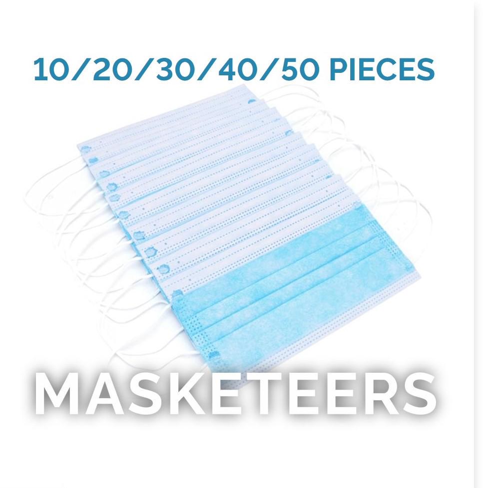 Buy 7/10/20/30/40/50 PCS Disposable Protective Face Masks at affordable ...