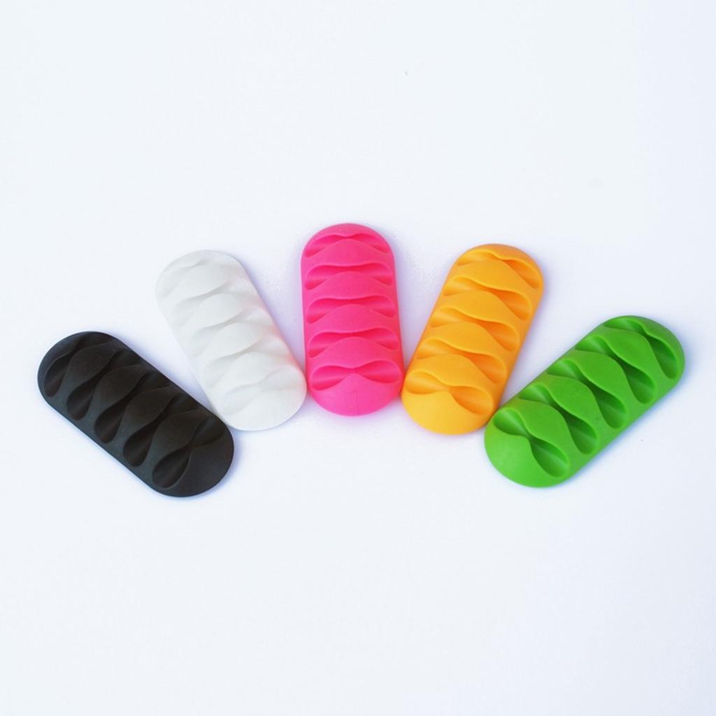 Buy Cute Cable Clip Cable Winder Earphone Cable Wire Storage Silicon ...