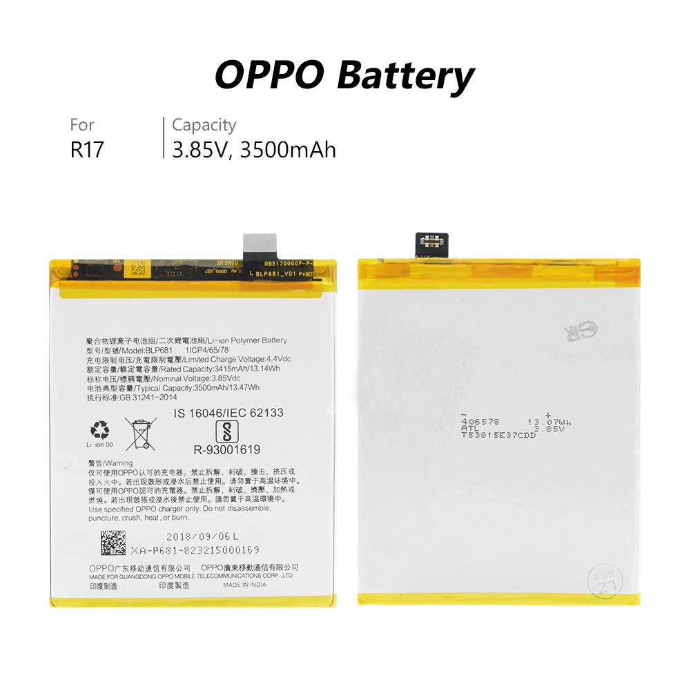 Buy Genuine Original Phone BLP681 BLP 681 Battery For OPPO R17 ...