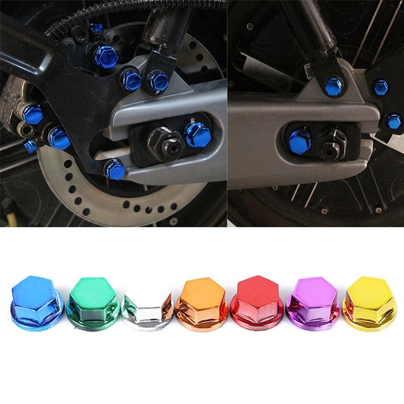 Buy 30Pcs Motorcycle Screw Nut Bolt Cap Cover Decoration at affordable ...