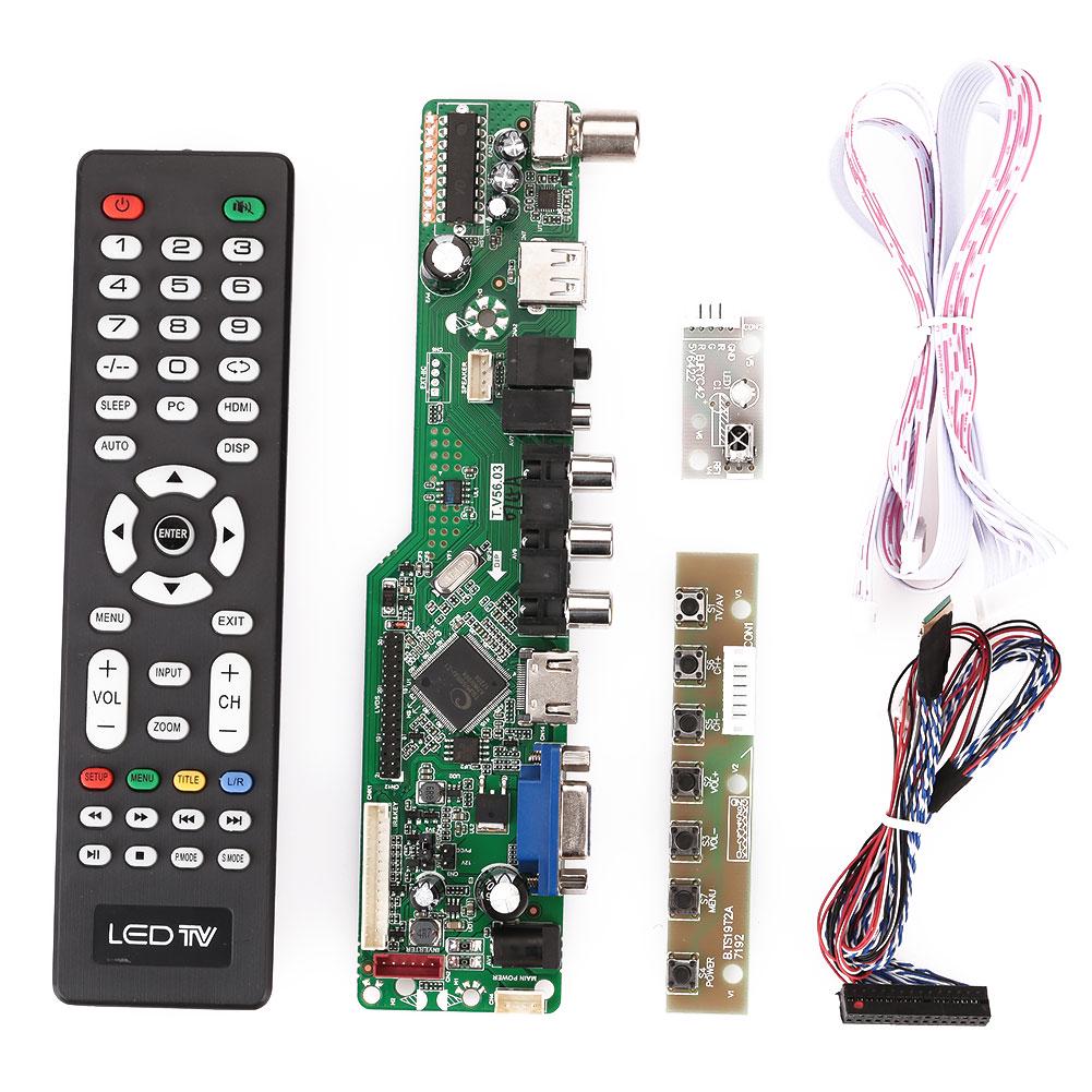 HDMI VGA AV USB Audio LCD Controller Board Module Support 1920x1080-buy ...