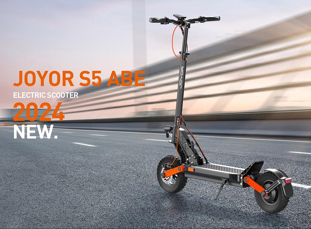 Buy JOYOR S5 Electric Scooter 48V 13Ah Battery, 500W Motor 25km/h Max ...