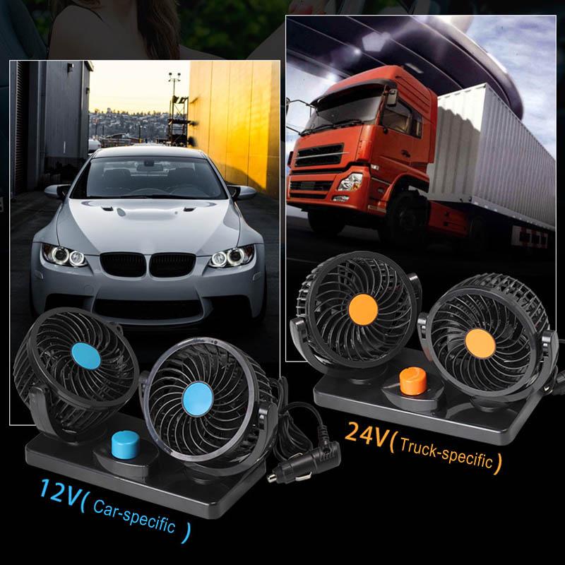 12V/24V Double Ventilator Car Ventilator Fan for Caravan Car with ...