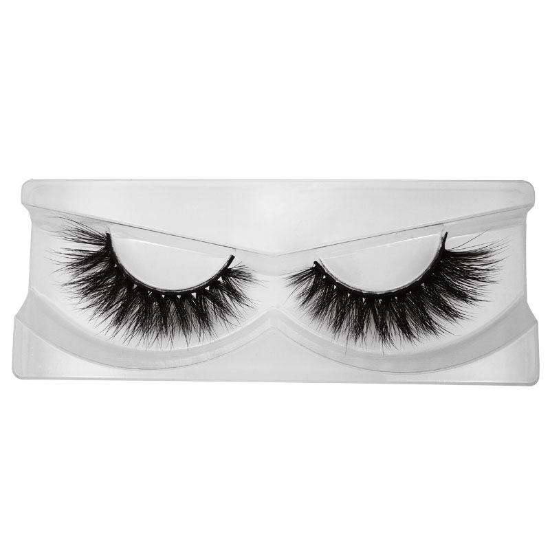 Buy Handmade Mink False Eyelashes Winged Nature Long Thick 3D False ...