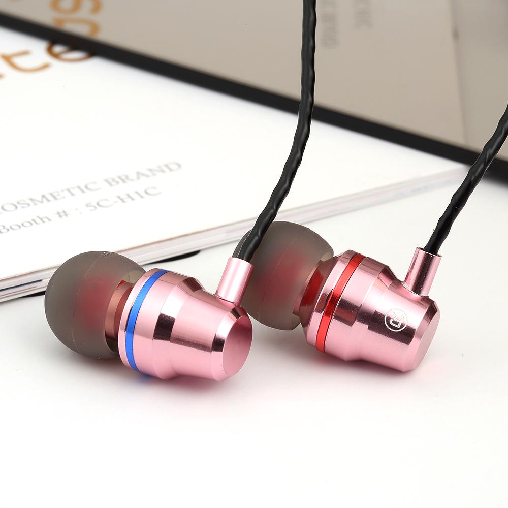 Buy 3.5mm Metal Wired Headphone In-Ear Headset Stereo Music Smart Phone ...