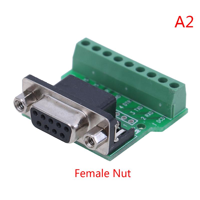 Buy D-Sub 9Pin Solderless Connectors Db9 Rs232 Serial To Terminal ...