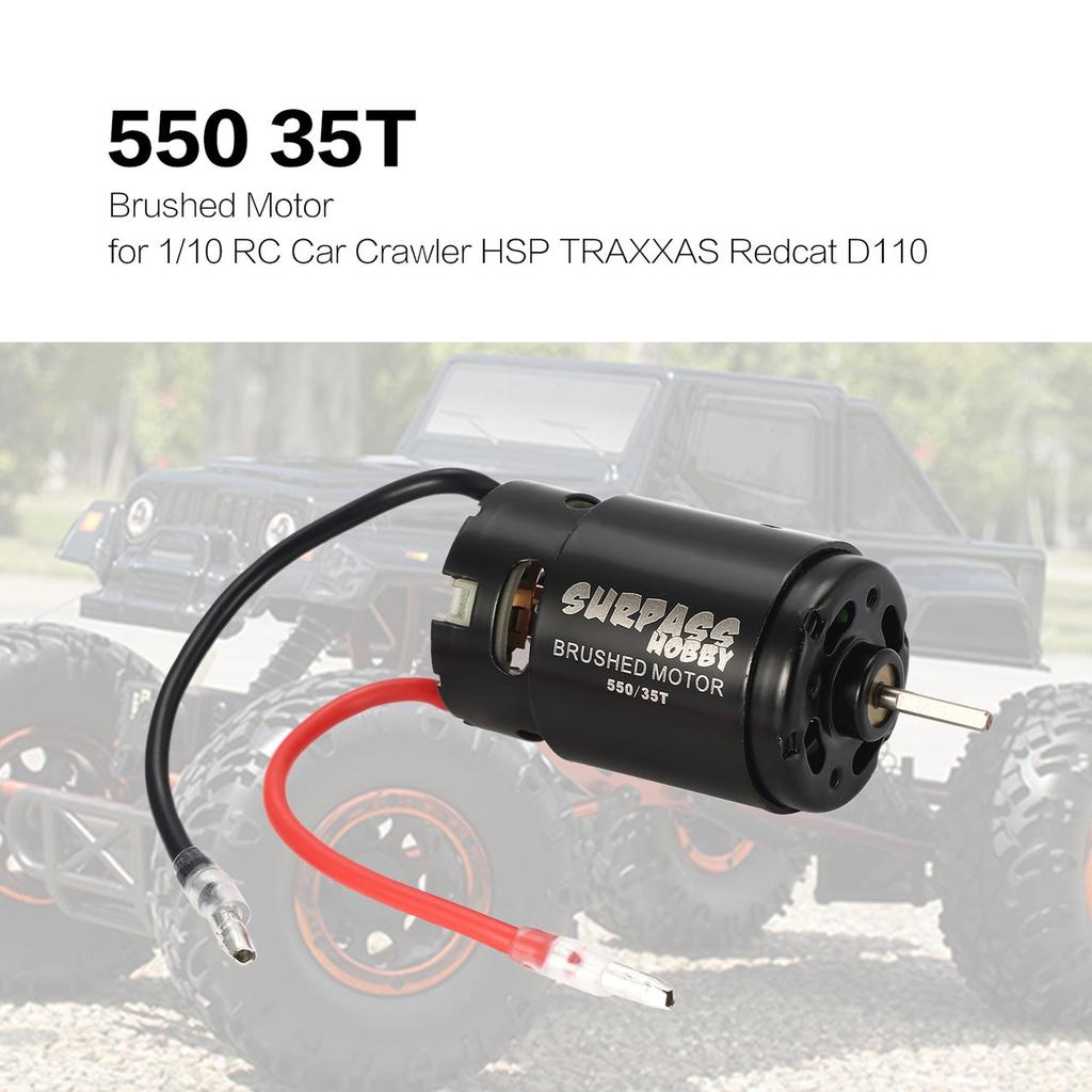 550 35T Brushed Motor for 1/10 RC Car Off-road Crawler HSP TRAXXAS ...