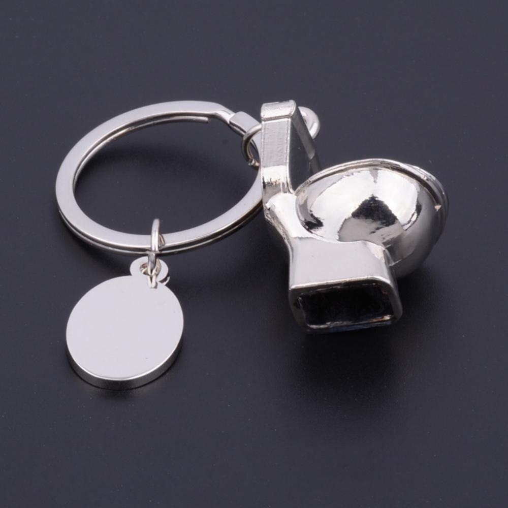 Buy Lovely 3D Toilet Keyrings Creative Mini Keychains Keyfob Gift ...