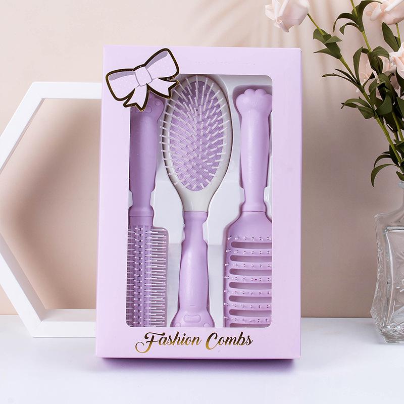 Buy 3-piece air bag massage comb air cushion comb curl hair comb inner ...