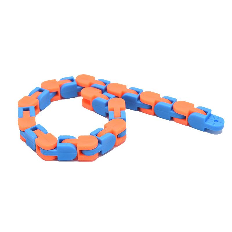 Bicycle Chain Track Sensory Toys Rotate Chain 24 Section Educational ...
