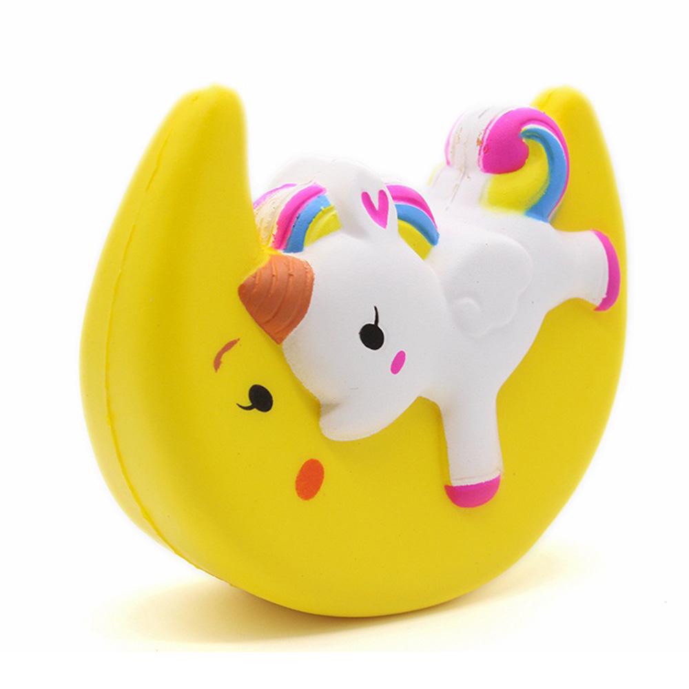 Buy Elastic PU Squeeze Slow Rising Squishy Scented Moon Horse Stress ...