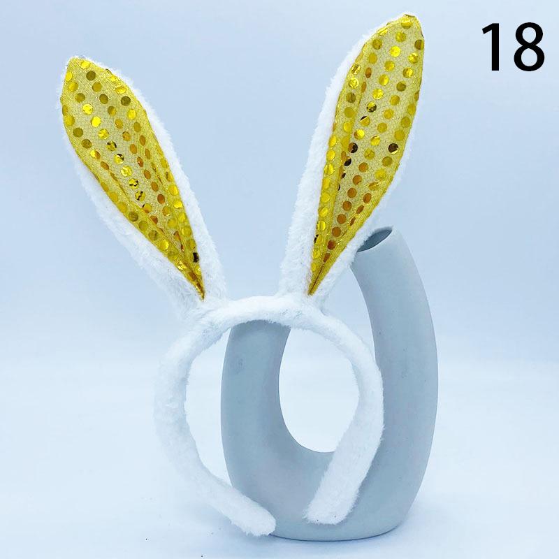 Adult Kids Cute Rabbit Ear Headband Prop Plush Hairband Bunny Ear ...