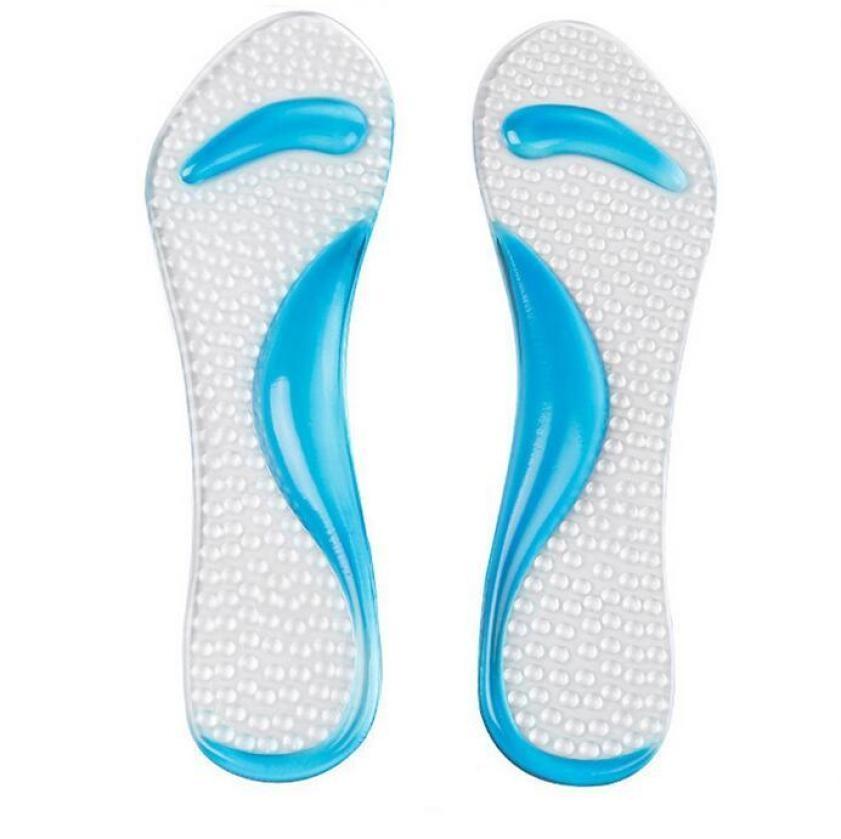 1Pair flat Feet Orthotic Arch Support Gel Pads Non-Slip Pain Shoe ...