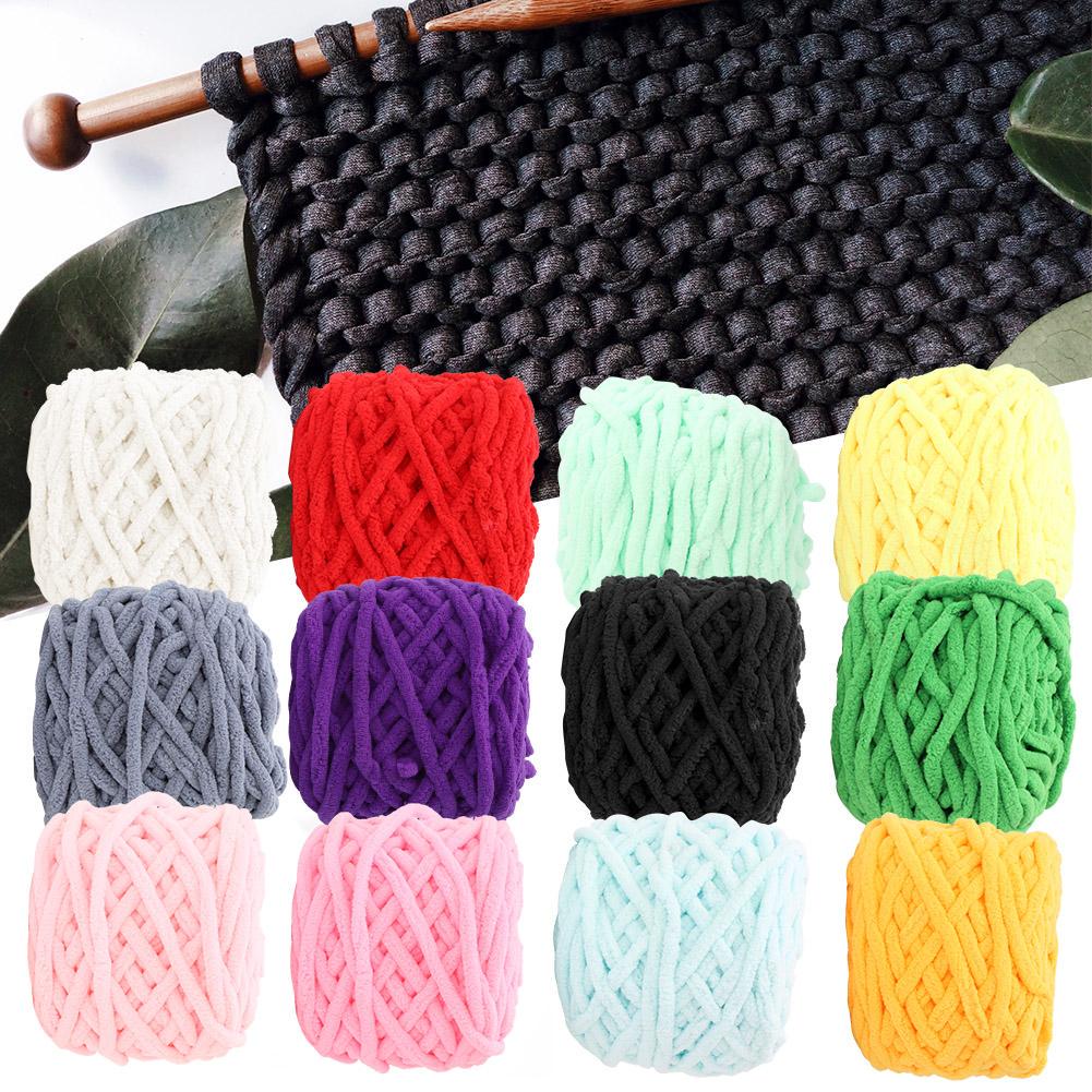 Single Thick Ice Strip Yarn Needle Knitting Woven Blanket Slipper Line ...