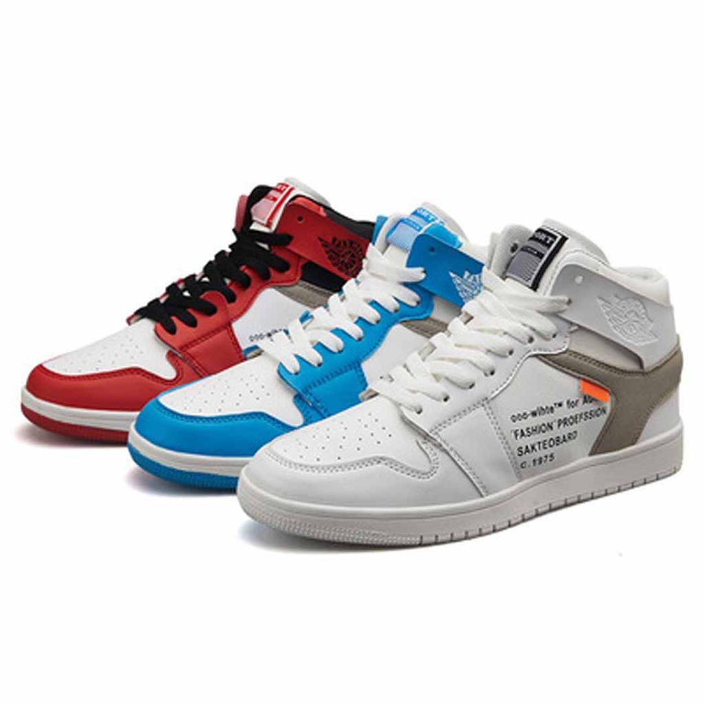 Buy Spring New Style OFF Co-branded Basketball Shoes High-top Board ...