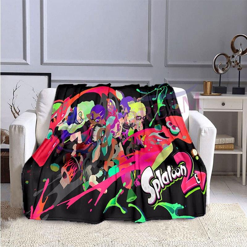 Cheap My Gaming Blanket The Latest Fashion 3d Printing Splatoon Pattern ...