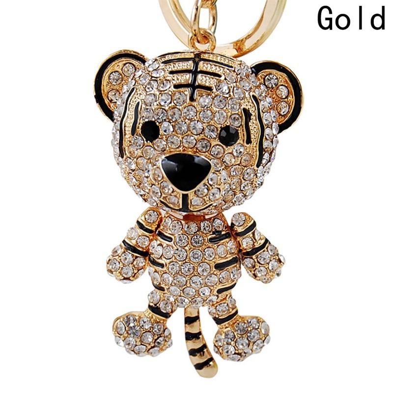 Buy Creative Key Tiger Tiger Keychain Chain Gift Crystal Bag Creative ...