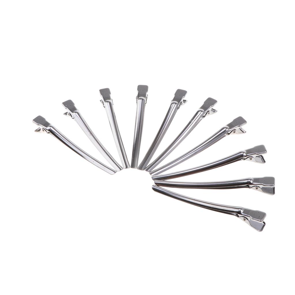 Buy 10Pcs Salon Hair Clips Barber Hairdressing Sectioning Clamps ...