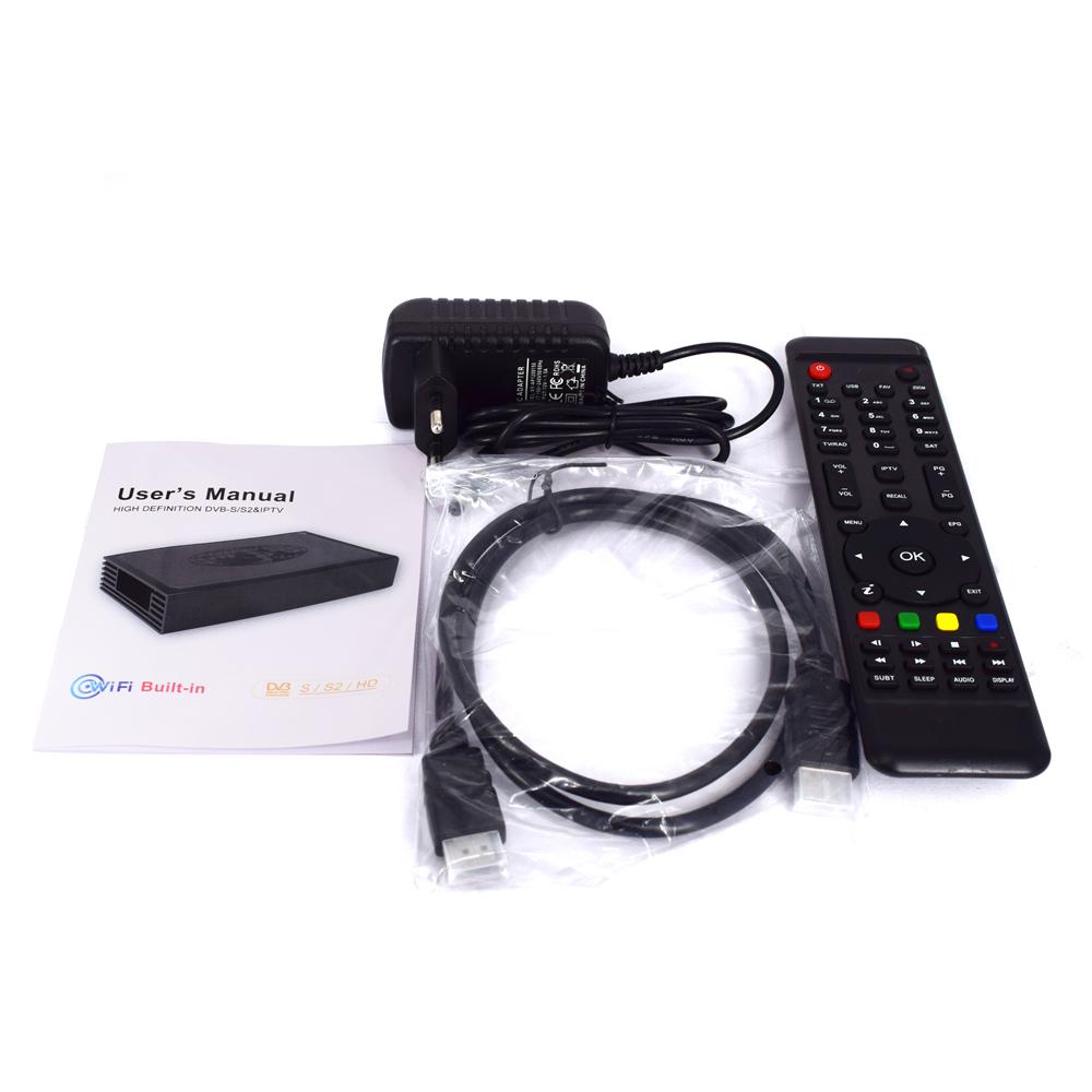 V8 Magic DVB-S/S2 ve TV H.265 WIFI için IPTV Dijital Uydu Alıcısı uygun ...