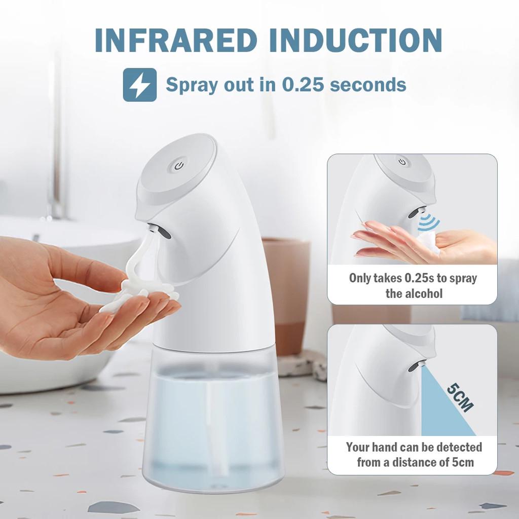 Sawei 450ml Automatic Induction Soap Dispenser Smart Bathroom Liquid ...