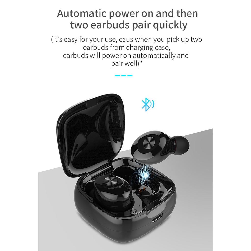 Buy XG12 Bluetooth 5.0 Headset TWS Wireless Earphones Mini Earbuds ...