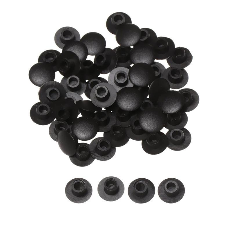 Buy 100Pcs Push Fit Caps Decorative Plastic Hole Plugs Screw Covers ...