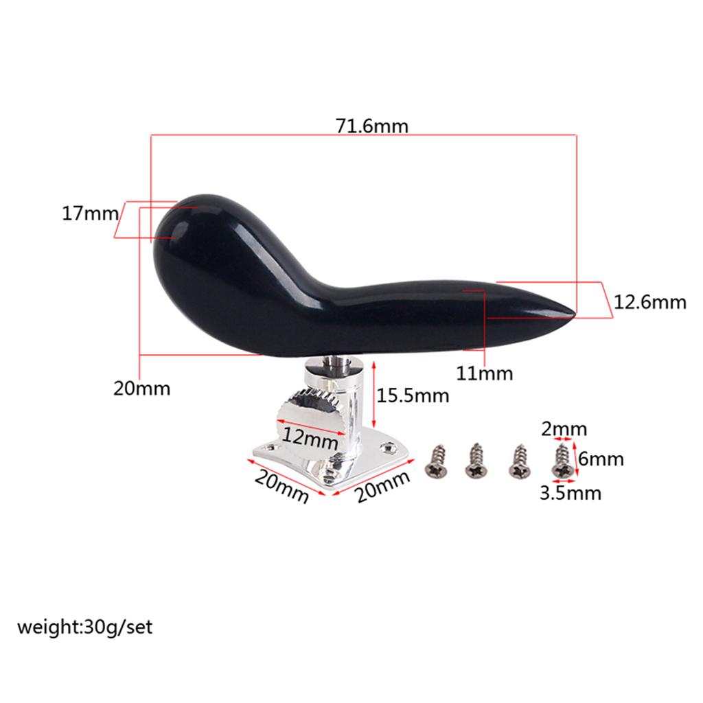 Basson Hand Holder Saddle Rest Set w/ Base for Bassoon Wind Instrument ...