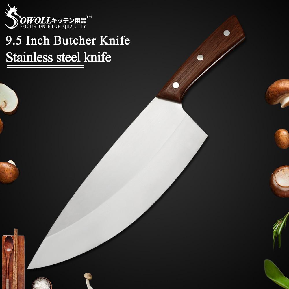 Buy 9 Inch Chef Knives Heavy Duty Cleaver Chopper Knife Quality ...