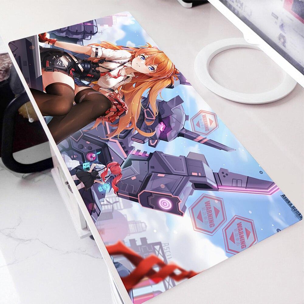 Buy Evangelion Anime Gaming Keyboard Table Large Mouse Pad Rubber Mouse ...