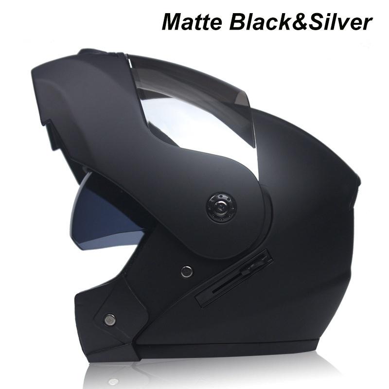 Buy IR Flip Up Motorcycle Helmet Racing Modular Dual Lens Motocross ...