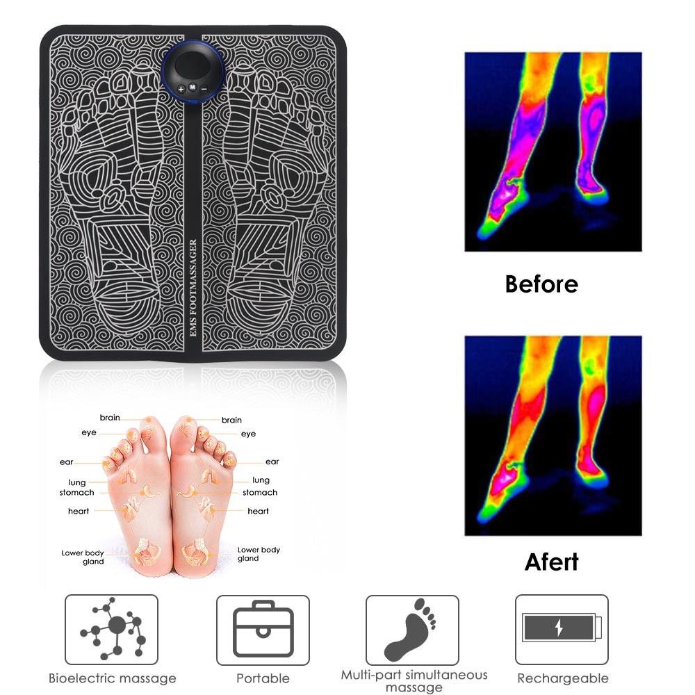 Cheap Foot Massage Pad Machine Body Massager Massaging Device ...