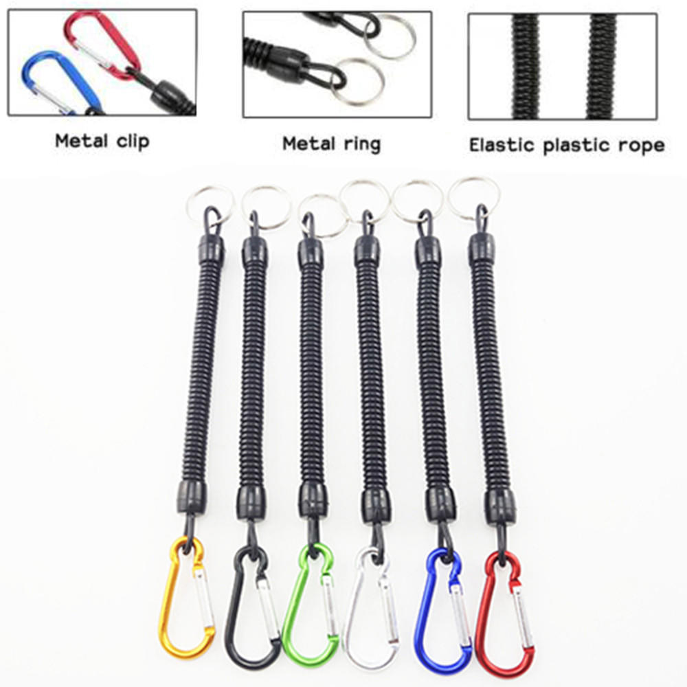 Buy 2pcs Fish Missed Rope Pole Rod Protector Elastic Line Fishing ...