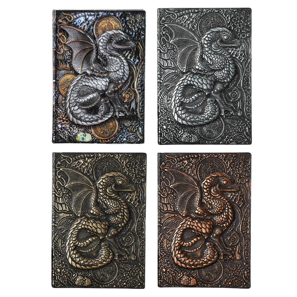 Buy 3D Flying Dragon Journal Embossed Writing Notebook | Handmade ...