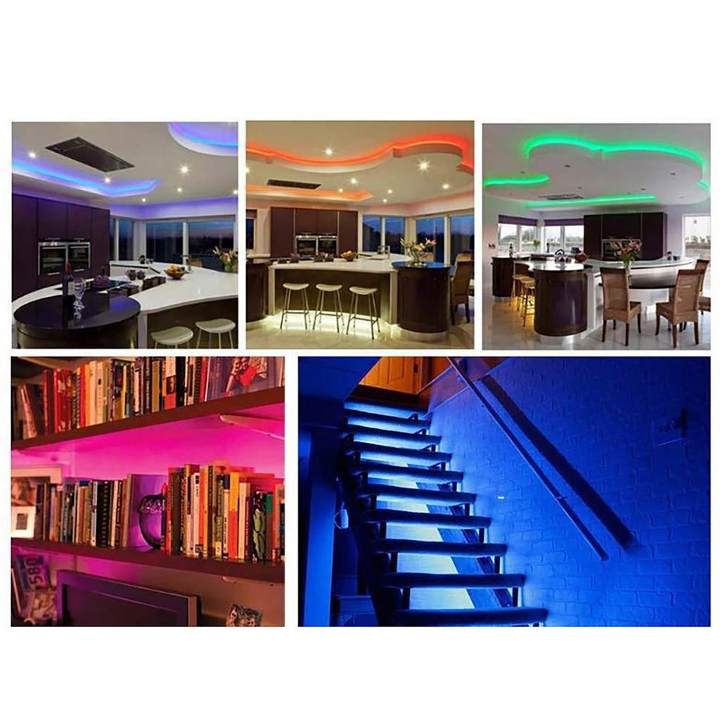 Buy 65.6ft RGB LED Strip Lights Ultra-Long Color Changing Light Strip ...