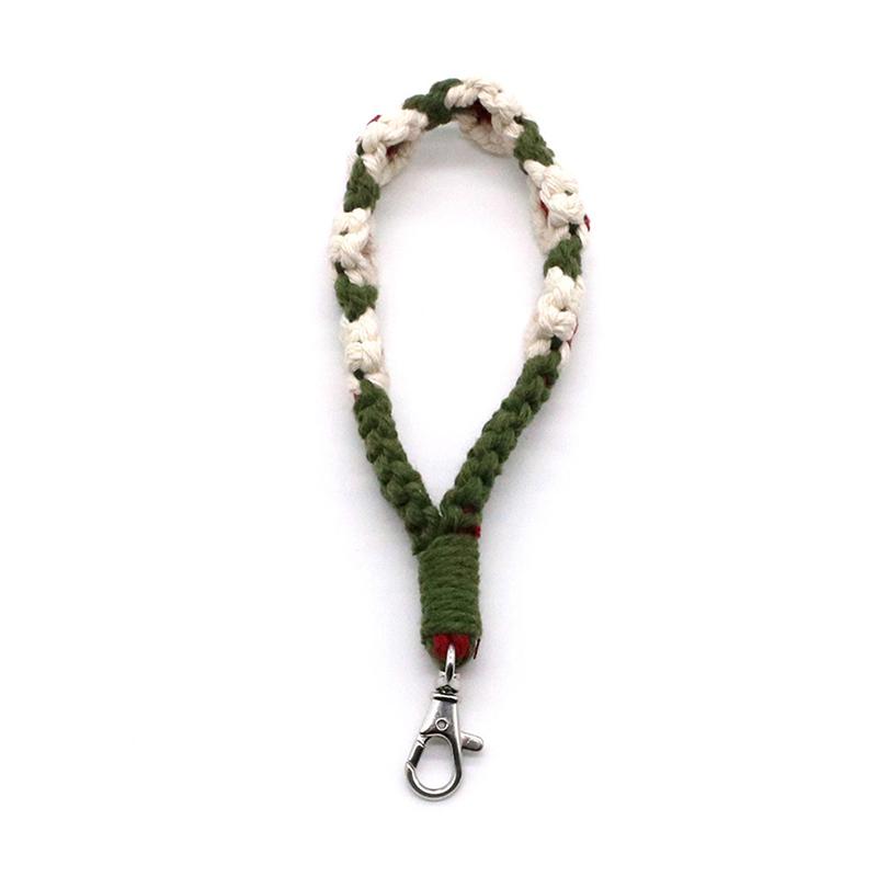Satın alın Creative Small Flower Woven Keychain Bag Pendant Bracelet ...