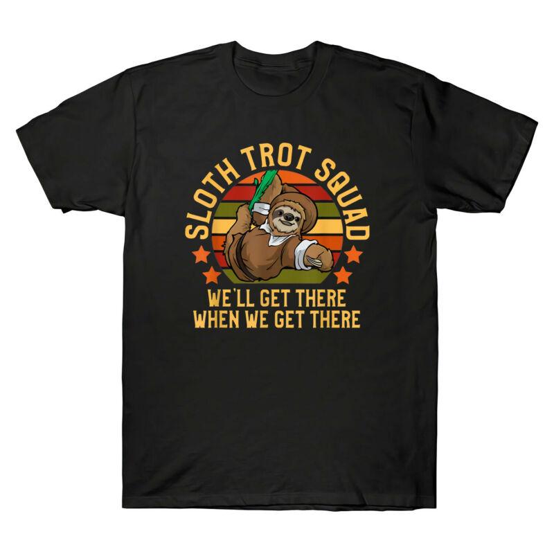 Sloth Turkey Trot Squad Well Get There When Black Chic Summer T ...