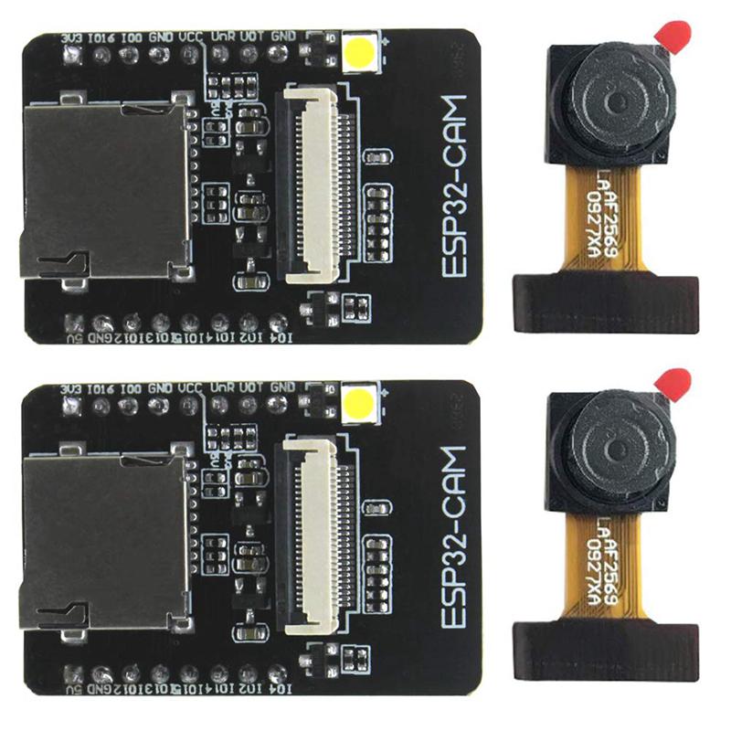 Buy 2 Set Esp32-Cam Camera Wifi + Bluetooth Module 4M Psram Dual-Core ...