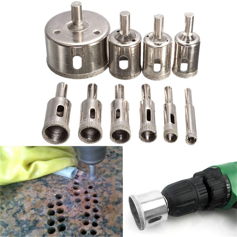 10PCS/set 8-50mm Craft Construction Marble Granite Drilling Drill Bit ...