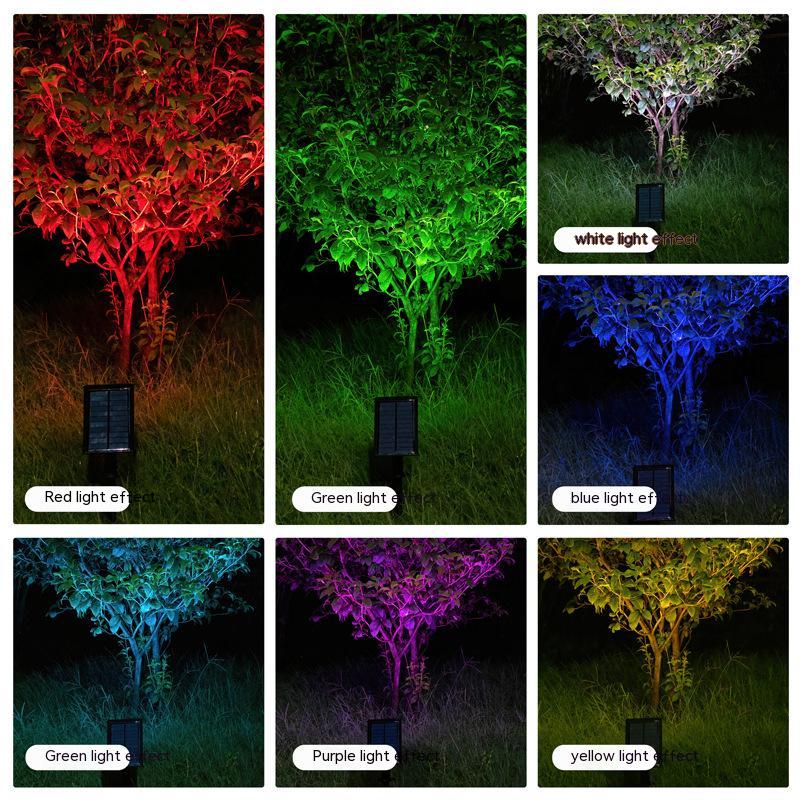 Buy Solar lawn lamp wall lamp floor lamp tree spotlight outdoor ...