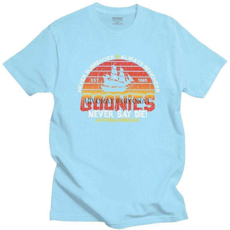 Satın alın The Goonies T Shirt Men Pure Cotton Tee Tops Never Say Die ...