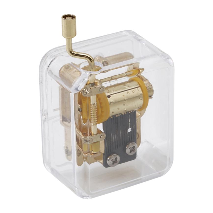 Buy Gift Transparent Music Box Home Delicate Xmas Decoration 1Pc ...