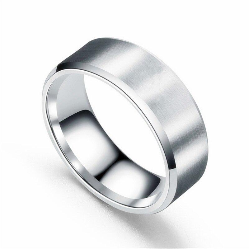 Buy Mm Width Titanium Men Ring Wedding Jewelry High Quality Gol at ...