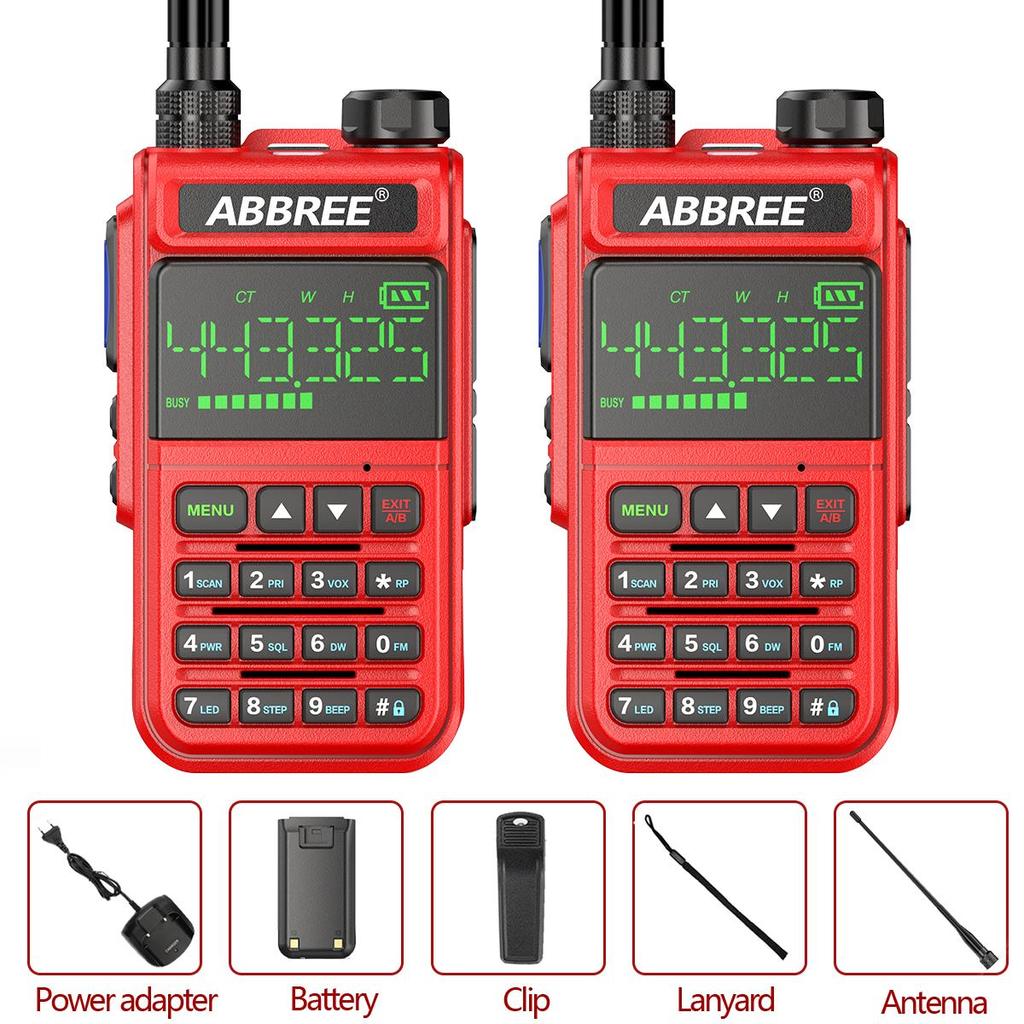 Kaufe 2 Pack ABBREE AR-518 108-660MHz Air Band Walkie Talkie Wireless ...