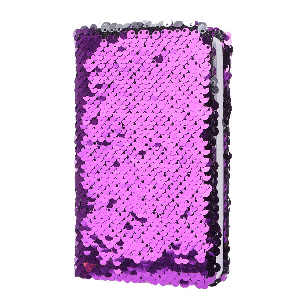Buy 78 Sheets Creative Sequins Notebook Notepad Glitter Diary Memos ...