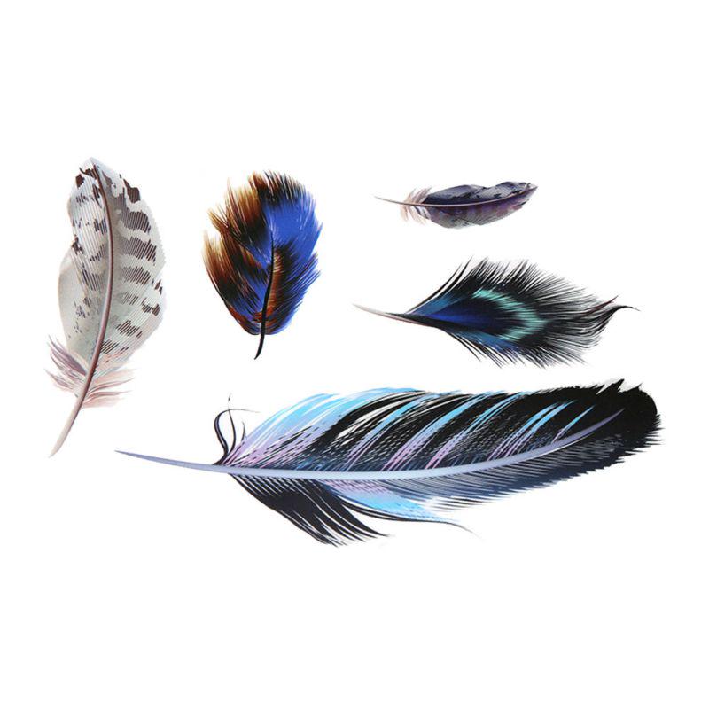 Feather Car Stickers Auot Products Car DIY Personalized Feathers ...