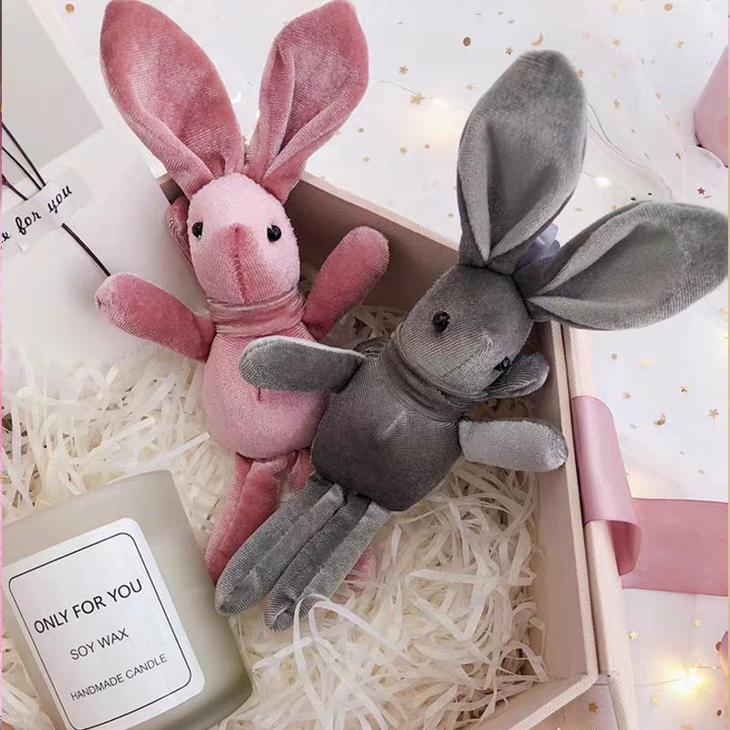 Buy 12cm Fashion Wishing Rabbit Doll Key Chain Cute Cartoon Bunny Bag ...