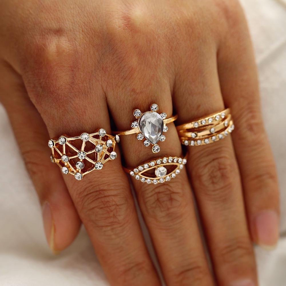 Buy Exquisite Adjustable Ring Fashion Classic Charm Jewelry Wedding ...