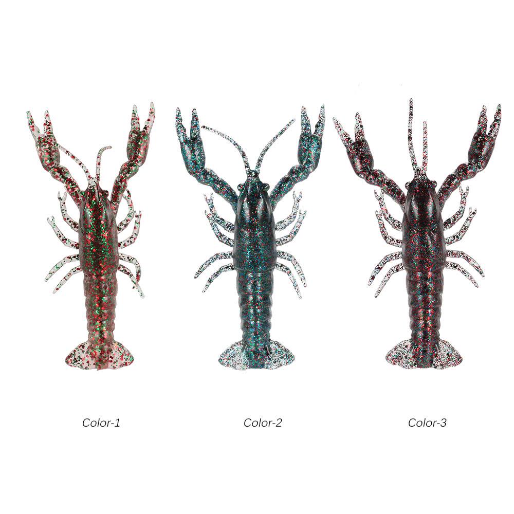 Buy Lixada 12cm/19g Soft Crawfish Shrimp Lobster Claw Bait Artificial ...