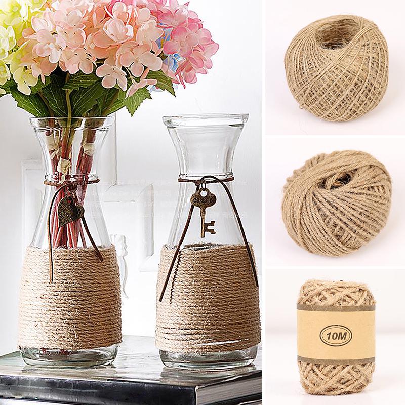 Buy DIY Supplies Burlap String Jute Twine Natural 50M Decor Craft Gift ...