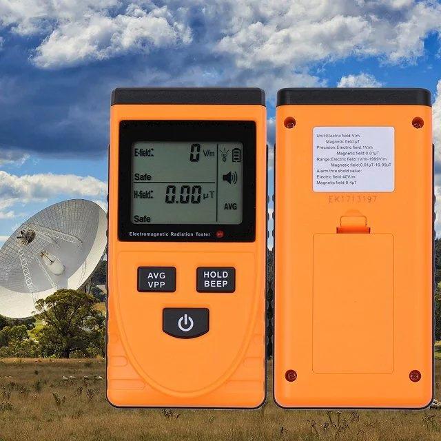 Buy Electromagnetic EMF Magnetic Electric Field MicroTesla V/m Tester ...